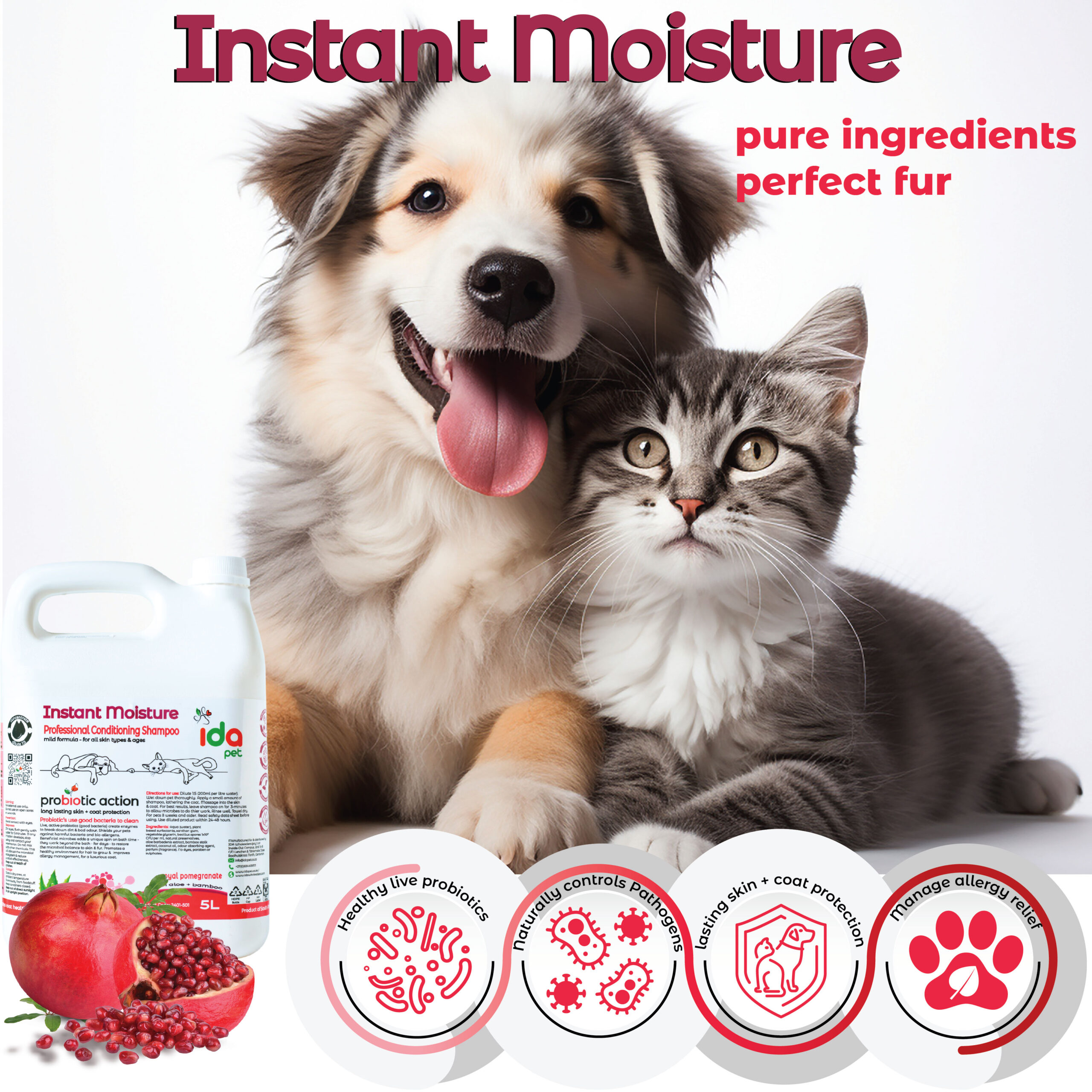 Instant Moisture Professional Conditioning Shampoo - Royal Pomegranate ...