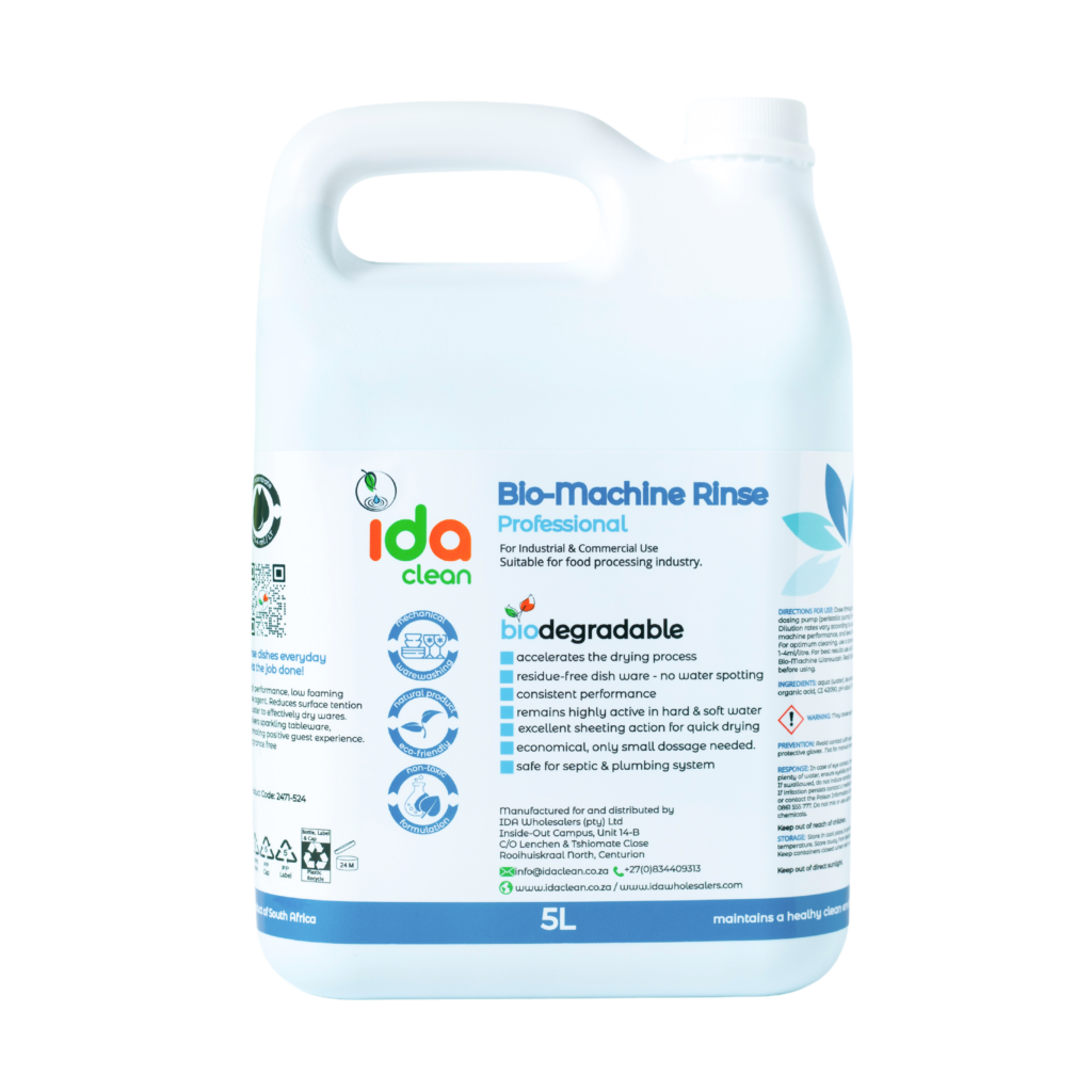 Bio-Machine Rinse Professional - 5L | IDA Wholesalers