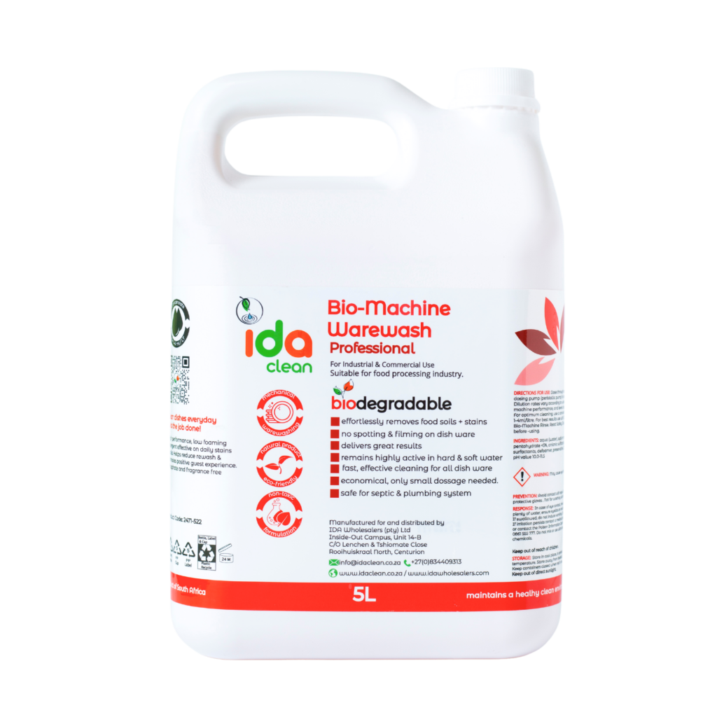Bio-Machine Warewash Professional - 5L | IDA Wholesalers