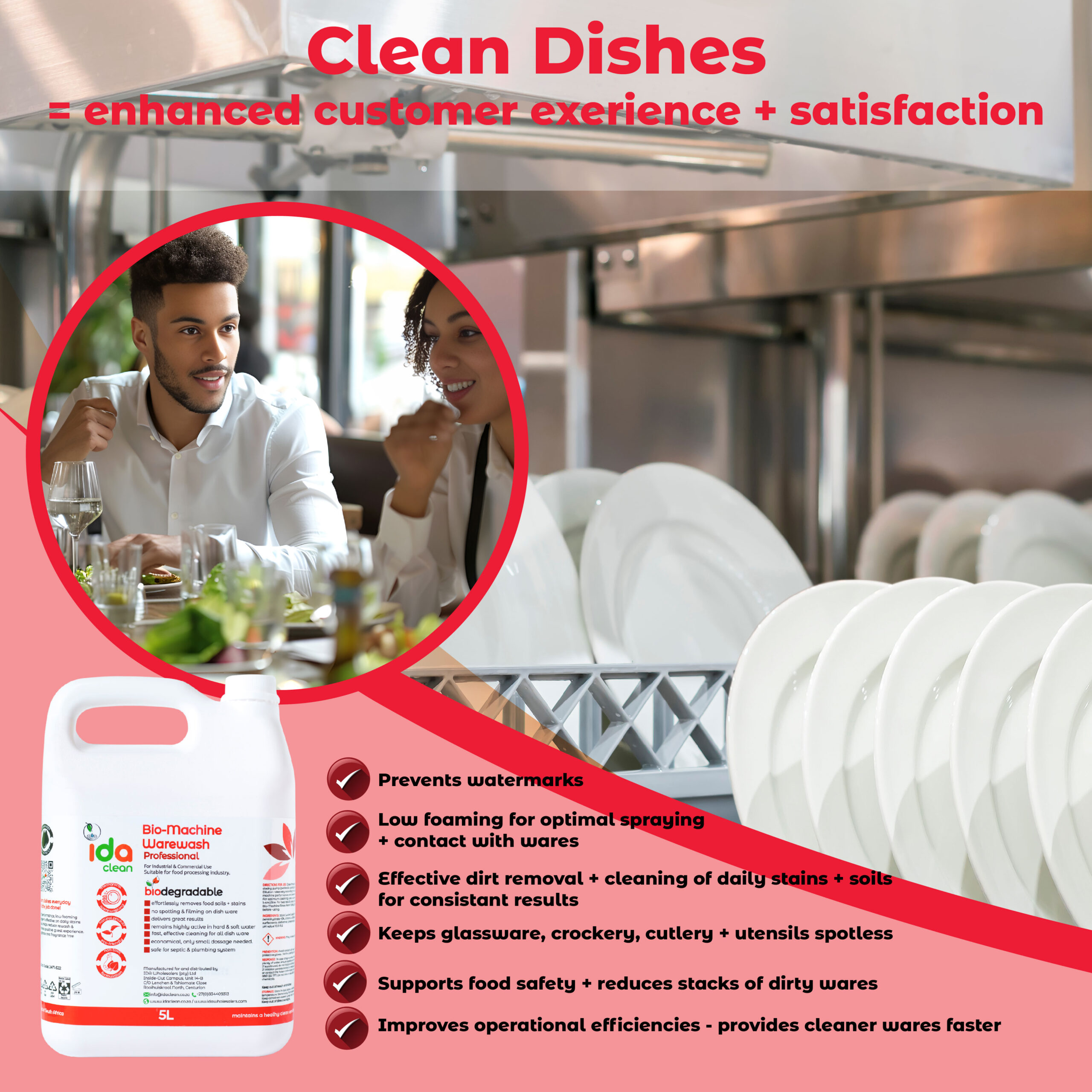 Bio-Machine Warewash Professional - 5L | IDA Wholesalers